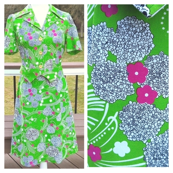 Vintage | Skirts | Vintage Skirt Set Nichimen | Poshmark